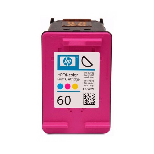 Cartucho de Tinta HP 60 CC643WL TRICOLOR original D2500 F4200 - Tienda ...