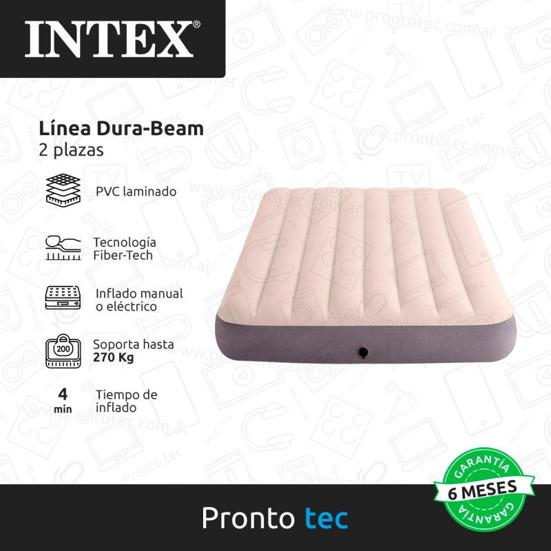 Colchón Inflable Intex Dura-Beam 2 Plazas 22788/3 - INTEX