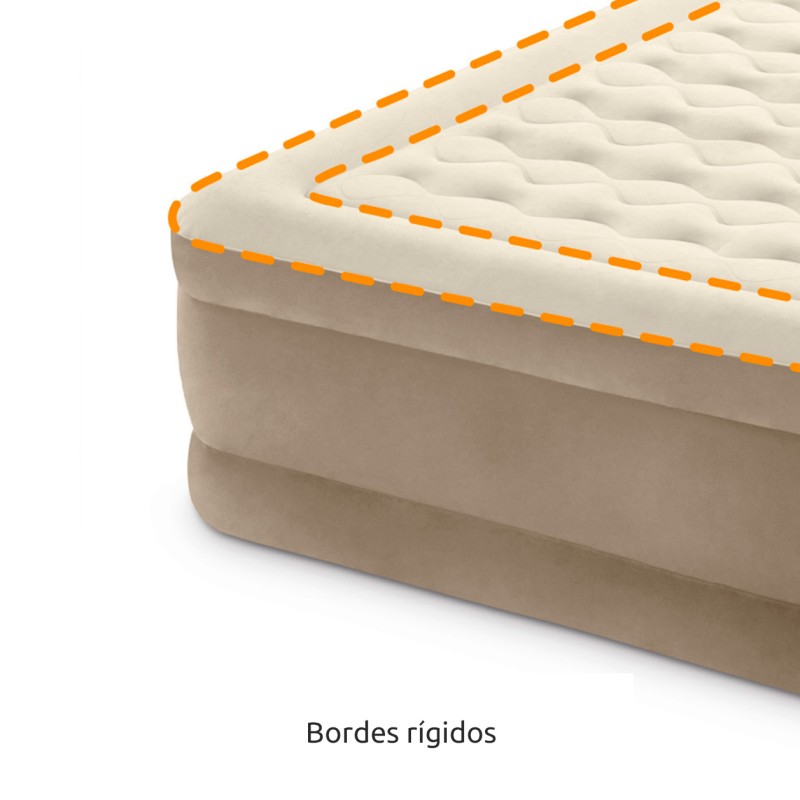 Colchón Inflable Intex Eléctrico Dura-Beam Deluxe 2 Plazas 25625/6 - INTEX