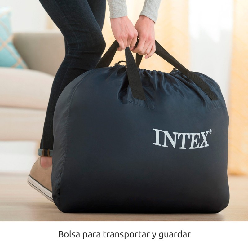 Colchón Inflable Intex Eléctrico Dura-Beam Deluxe 2 Plazas 25625/6 - INTEX