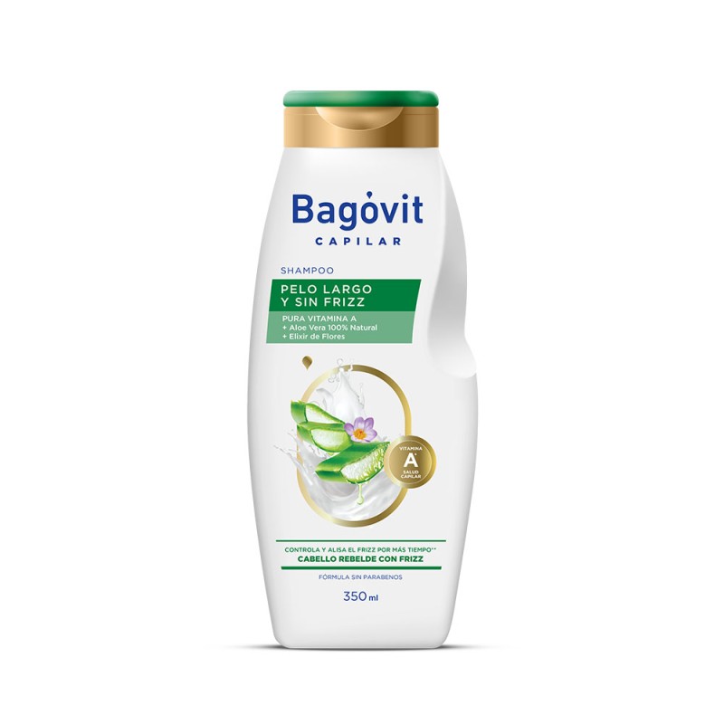Shampoo Bagovit Capilar Pelo Largo y Sin Frizz 350ml