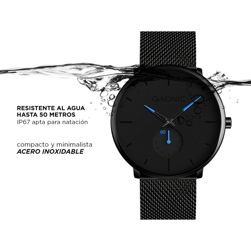 Reloj de Diseño Analógico Gadnic Ares Sumergible - Tienda Galicia