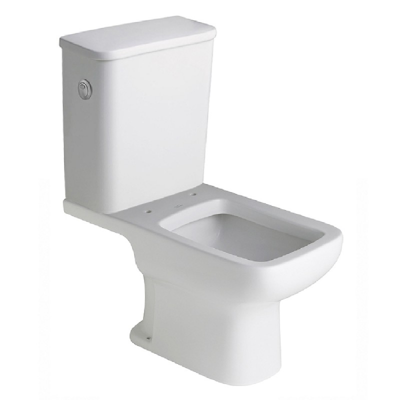 Inodoro largo + depósito con descarga dual Ferrum Trento - FERRUM