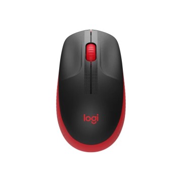 Mouse Logitech Wir M190 Black|Red 910-005904 - LOGITECH