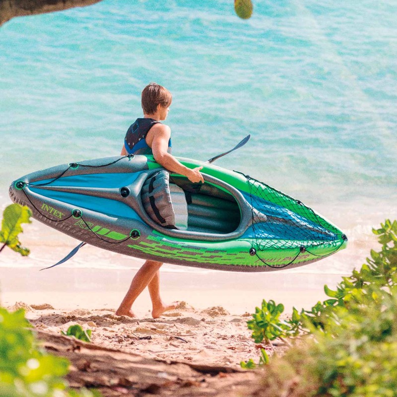 Kayak Inflable Intex Challenger K1 274x76x38cm 17788/9