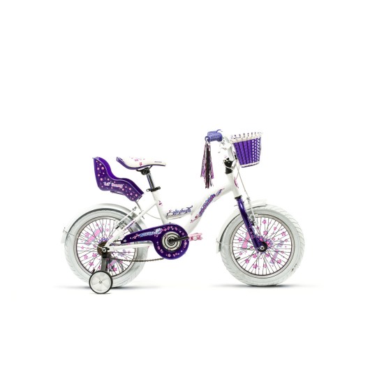 BICICLETA NIÑAS RALEIGH R16 LILHON 4-6 AÑOS VIOLETA - Raleigh