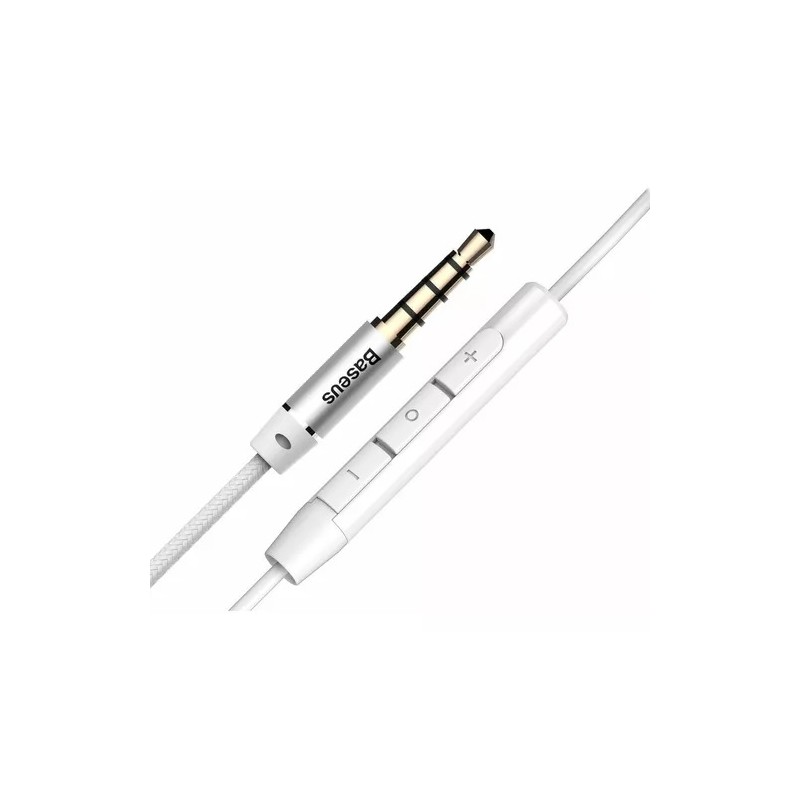 Auriculares Baseus Encok H06 3.5mm Manos Libres Microf Prm Blanco