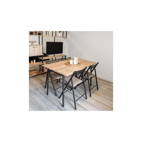 MESA COMEDOR NEO 130 x 80 x 74 cm. - Color ROBLE ATAKAMA