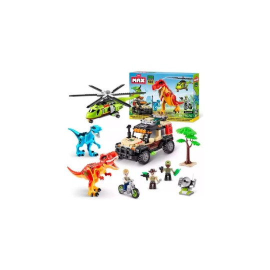 Zuru Max Dino Adventure Box Playset 592pzs 83156 7455