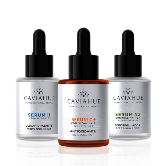 Kit Caviahue Trio Serum C Nz Seborregulador H Ultra Hydra - Caviahue