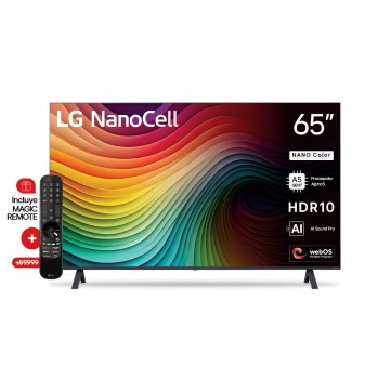 Smart TV NanoCell 65 Pulgadas LG Ultra HD AI ThinQ - LG