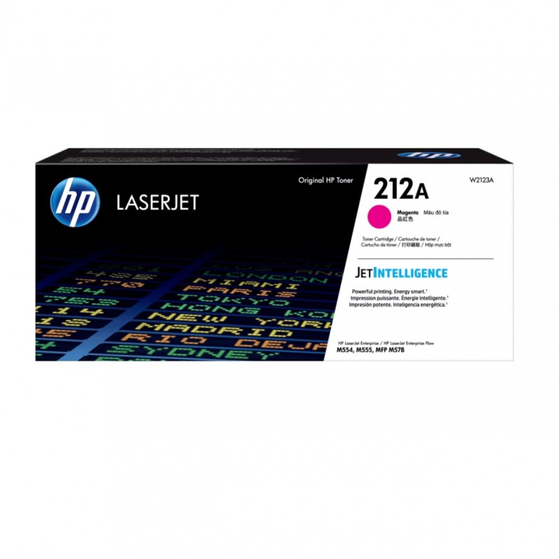 Toner HP 212A MAG Toner Cartridge W2123A - HP