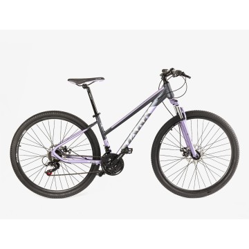BICICLETA MTB THUNDER 21V DAMA R29 ALUMINIO FULL SHIMANO TALLE 16 LILA ...