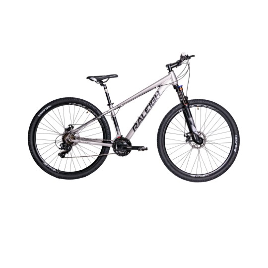 BICICLETA MTB R29 RALEIGH 2.0 T15" ALUMINIO FULL SHIMANO GRIS NEGRO ...
