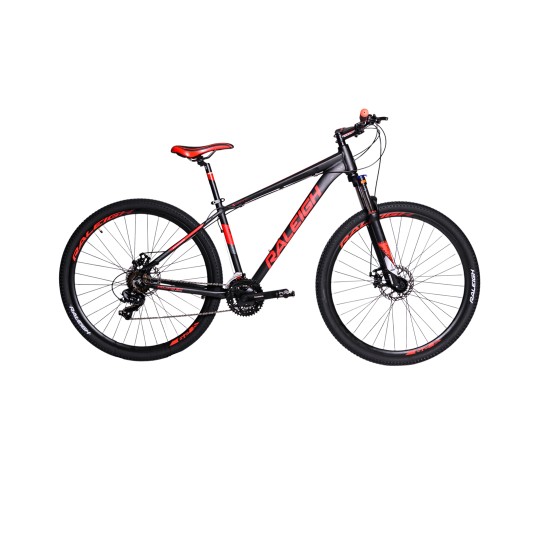 BICICLETA MTB R29 RALEIGH 2.0 T19" ALUMINIO FULL SHIMANO NEGRO ROJO ...