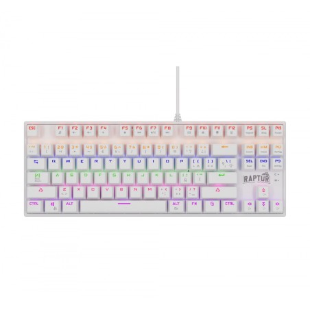 Teclado Gamer Raptor Fireclaw M87 Mecanico Retroiluminado Switch Red ...