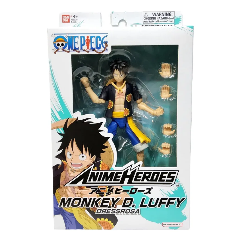 One Piece Figura Anime-heroes Monkey D Luffy Dressrosa 37007 - Tienda ...