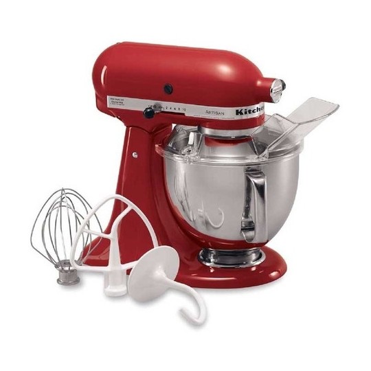Batidora Planetaria KitchenAid Artisan Roja 4.8 Litros - Tienda Galicia