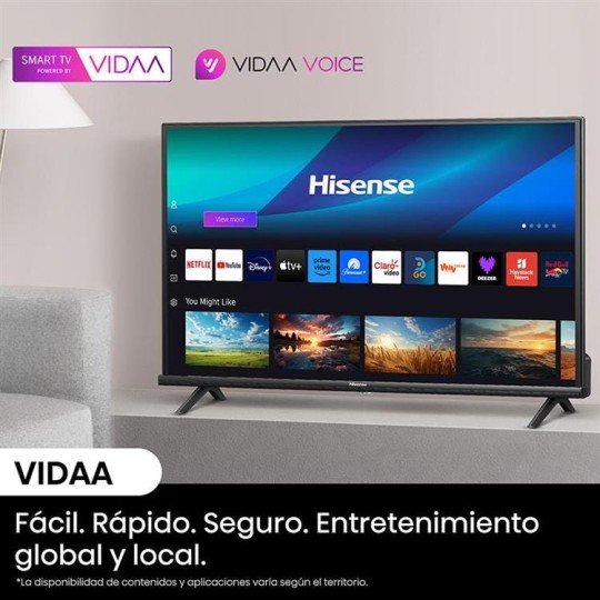 Smart Tv Hisense 40" 9140A42K Full HD Vidaa - Hisense