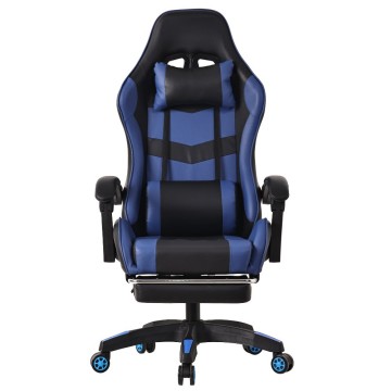 Silla Gamer HB Negro Azul - Tienda Galicia