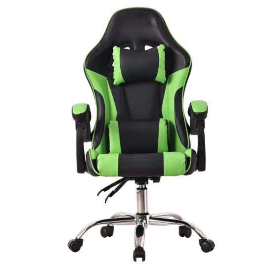 Silla Gamer HB Negro Verde - Tienda Galicia