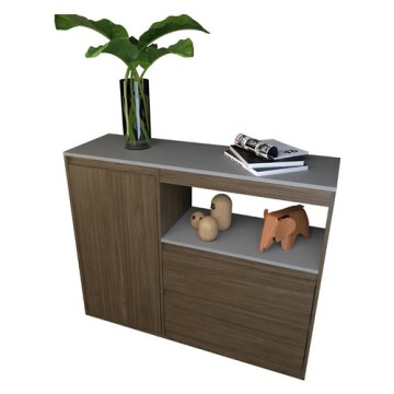 Vajillero Chico Borgia DS Home Gris Coco 110x89x36 cm - Tienda Galicia