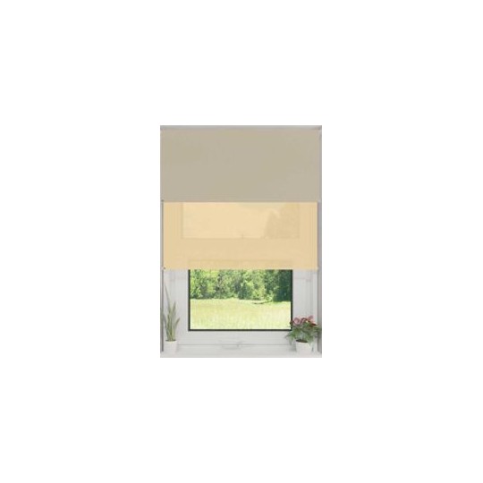 CORTINA ROLLER DOBLE BLACK OUT Y SCREEN 6% - BEIGE 150 X 220 - Tienda ...